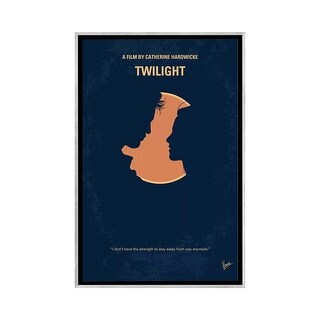 iCanvas "Twilight I Minimal Movie Poster" by Chungkong Framed - Bed Bath & Beyond - 37722209